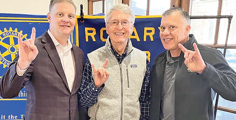 Rotarian with the Program Rick Harrington introduced NSU Athletic ...