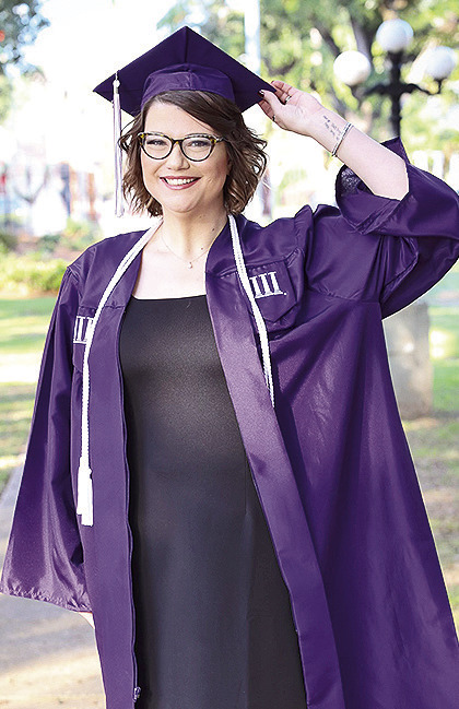 Student goes back to school, complete degree, changes careers ...