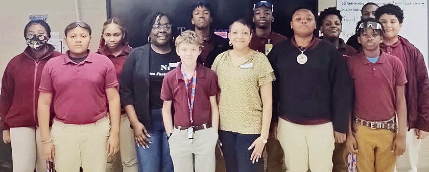 Natchitoches Jr. High JAG members show support for others through ...