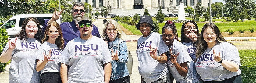 Students, faculty participate in Social Work Day at the Capital ...