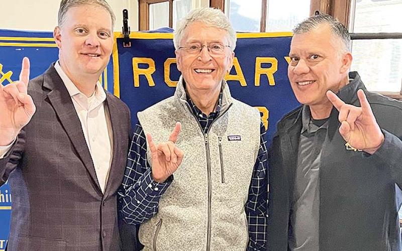 Rotarian with the Program Rick Harrington introduced NSU Athletic ...